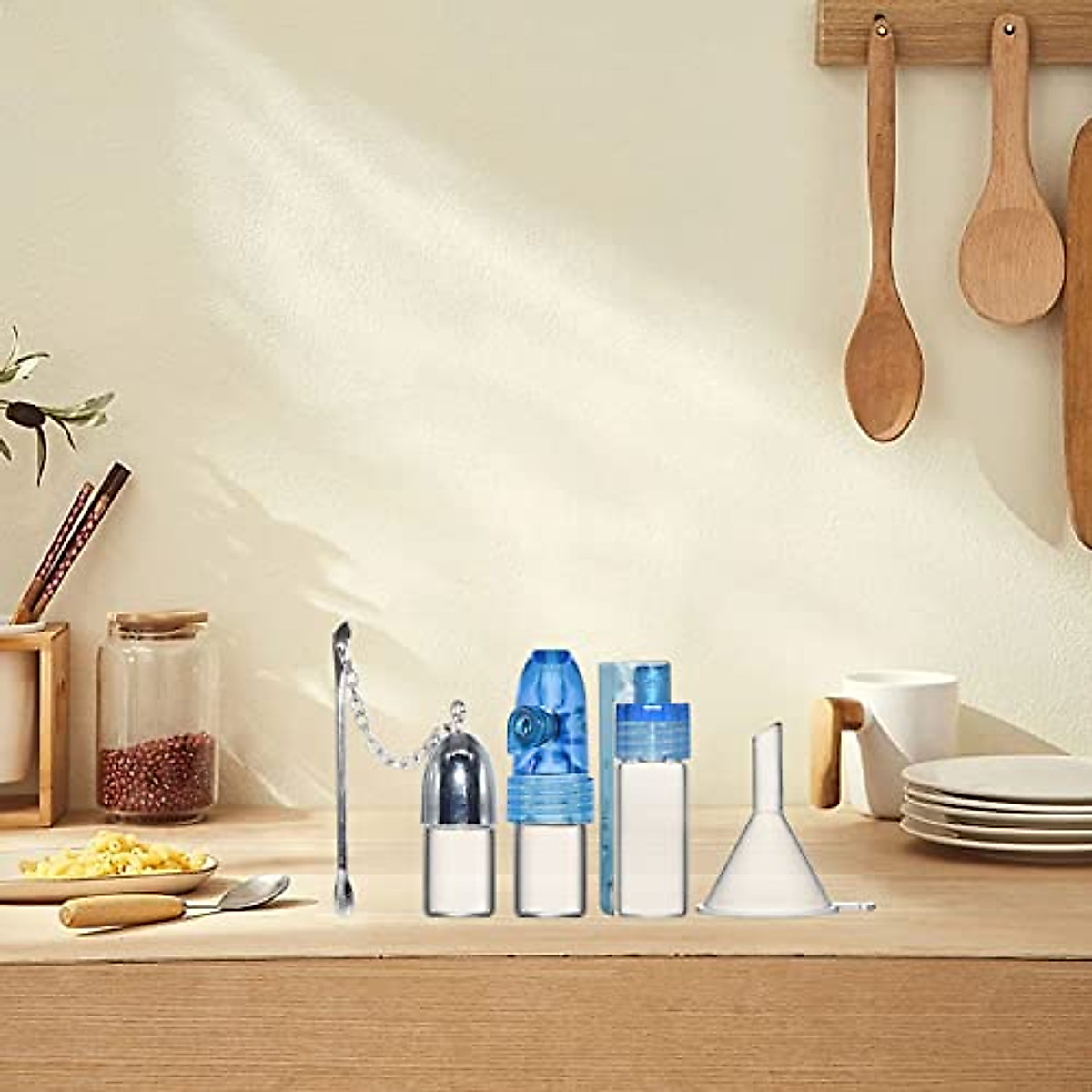 Portable Decoration Mini Bottles| Cute & Small Bottles for Kitchen(4PCS)