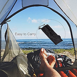 Mizeer Camping Chair Stabilizing Rubber Ball Feet, Compatible with Helinox Chair, Detachable Anti-Slip Foot Replacement for Ultralight Portable Camping Chair on Soft Surfaces…