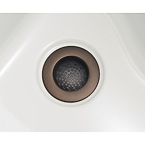 iDesign Axis Kitchen Sink Drain Strainer - Bronze
