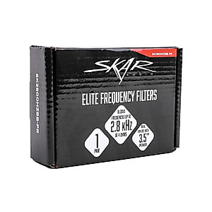 Skar Audio SK2800HZBB-PR Elite Frequency Filters - Eliminates Frequencies 0-2.8 kHz at 4 Ohms - Pair