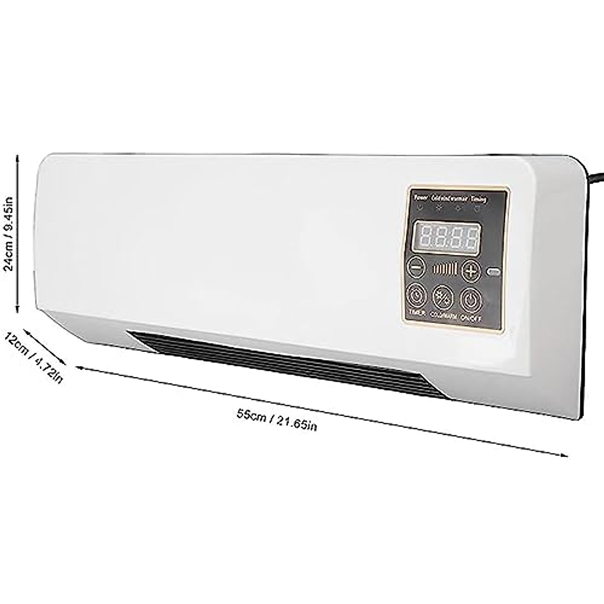 Fufafayo Small Conditioner, Wall Mounted Conditioner Mini And Heating Conditioner With Remote Control Conditioning Hot Fan For Bedroom Living, Small A-Ir Conditioners, Ac Unit