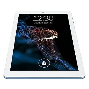 Rendon Tablet PC, Tablet 10.1 Inch 8800mAh 2.4G 5G Dual Band Blue Compatible with 11.0 (US Plug)