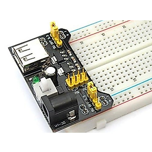 CorpCo MB102 Breadboard Power Supply Module 3.3V/5V for Arduino Board Solderless Breadboard