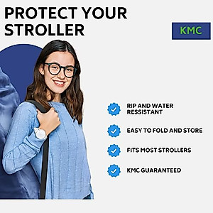 VMA Travel Stroller Bag for Airplane- 45" Gate Check Stroller Travel Bag for Airplane, Stroller Gate Check Bag for Airplane, Great Stroller Cover for Airplane Travel