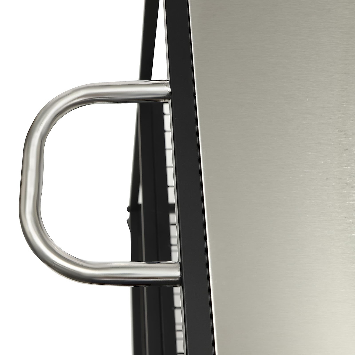 Ghankopd Outdoor Grill Cart Double-Shelf Movable Cooking Table,Outdoor Dining Cart with Storage and Spice Rack for Kitchen or Backyard Patio Indoor（33.46" L×19.49" W） (Style-B)