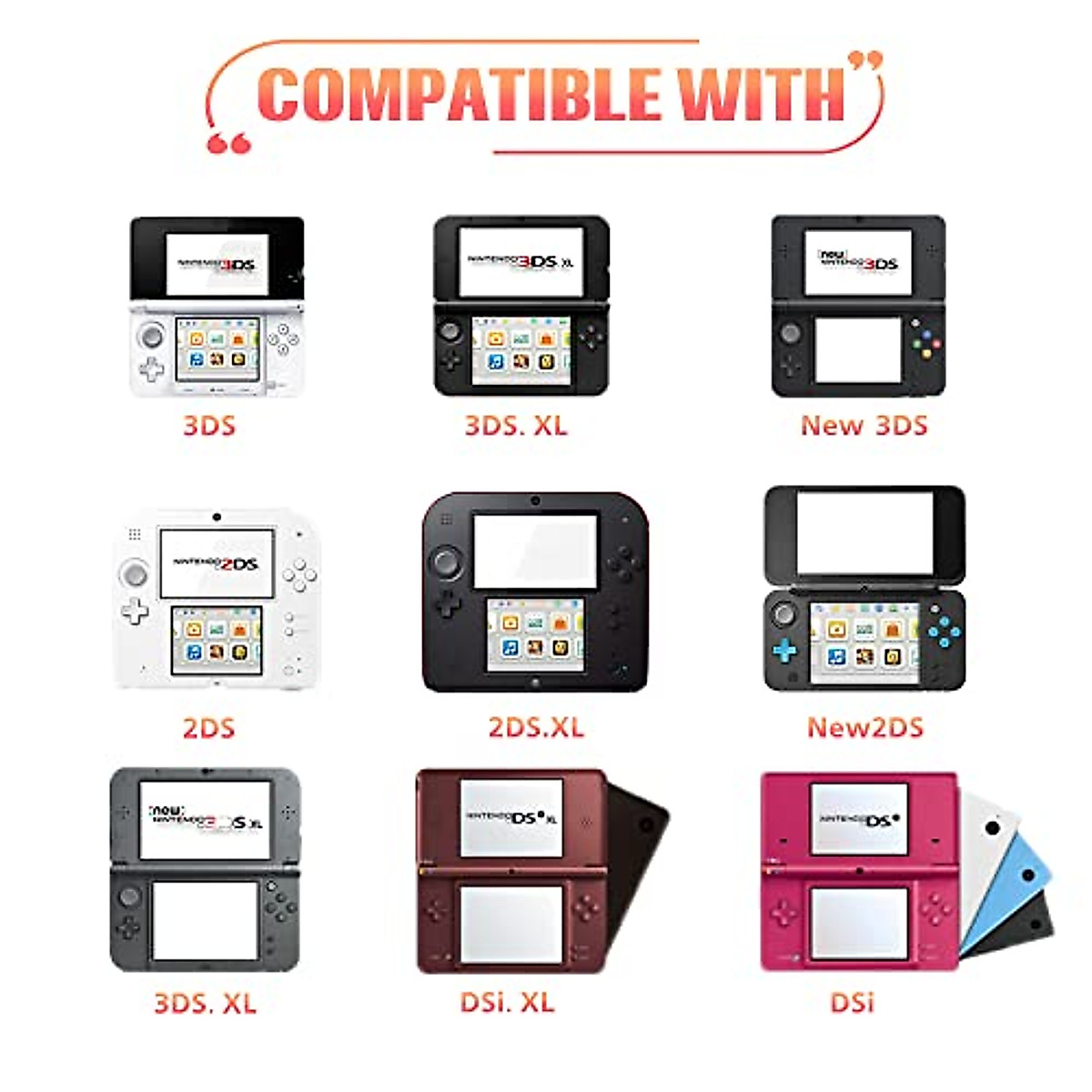 3DS Charger, AC Adapter Charger Home Travel Charger Wall Plug Power Adapter (100-240 v) for Nintendo New 3DS XL/New 3DS /3DS XL /3DS /New 2DS XL/New 2DS /2DS XL /2DS /DSi/DSi XL