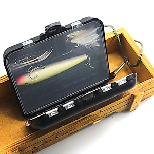 LIOOBO 3Pcs Box Bait Storage Box Backpack Black Fishing Tackle Storage Black Serving Tray Black Backpack Tackle Organizer Fishing Lure Tray Tackle Bag PVC Fishing Accessories Detachable