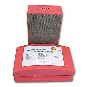 Monster Diamond Hand Polishing Pads for Stone/Concrete 200 Grit