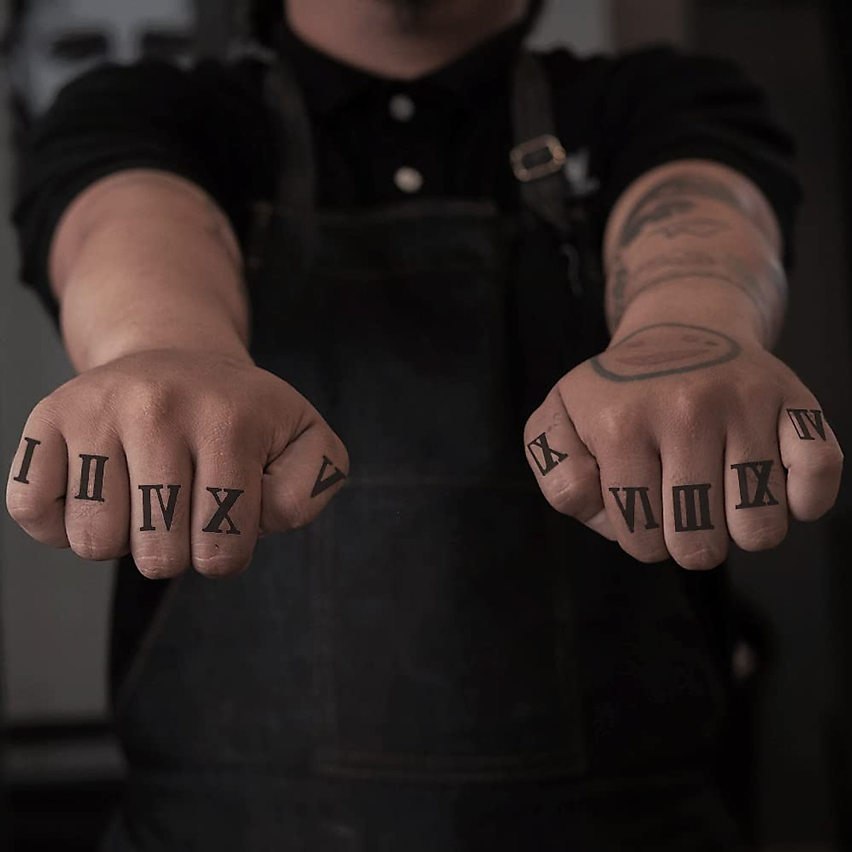 Yeeech Finger Tattoos Temporary Small Little Mini DIY Body Art for Kids Men Women Couple Valentine's Day Wedding Costume Club Electric Music Festival Party Decor 3 Sheets 110 Patterns