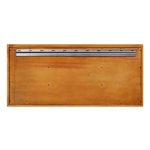 Signature Hardware 953672-48-UM-0 DITA 48" Wall Mounted Single Basin Vanity Set with Poplar Cabinet, Quartz Vanity Top, and Undermount Sink