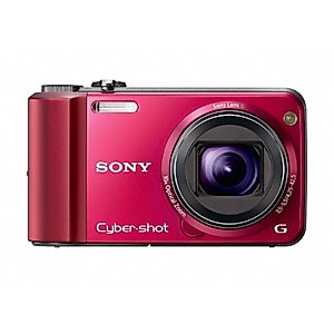 Sony Cyber-Shot DSC-H70 16.1 MP Digital Still Camera with 10x Wide-Angle Optical Zoom G Lens and 3.0-inch LCD (Red)