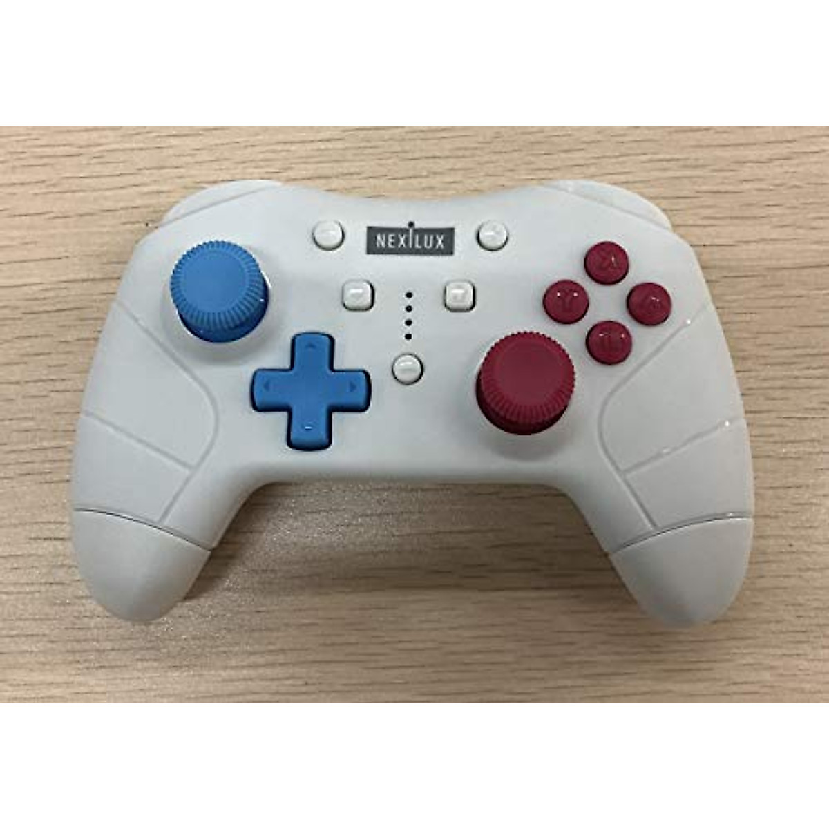 NEXiLUX Wireless Pro Mini Controller Compatible with Nintendo Switch (Motion Sensor & Turbo Enhanced), PC, Android Phone and Android TV - Light Gray (NXL-95227)