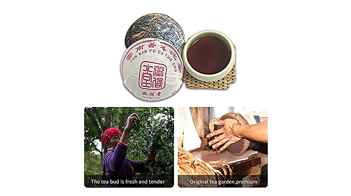 Yan Hou Tang 10 Years Aged Chinese Pu Erh Tea - Premium Yunnan Tuo Cha