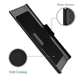 Fingic Compatible with Samsung Galaxy S23 Ultra Case, Galaxy S23 Ultra Holster Case Combo Shell Slim Rugged Case with Kickstand Swivel Belt Clip Holster Cover for Samsung Galaxy S23 Ultra 2023, Black