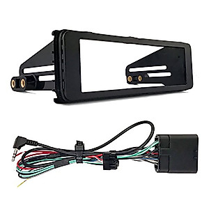 Enrock EHDRAB98-13 Harley Davidson Single-DIN Stereo Installation Kit Fits 1998-2013 & Pyle Bluetooth Marine Receiver Stereo - 12v Single DIN Style Boat in Dash Radio Receiver System (Black)