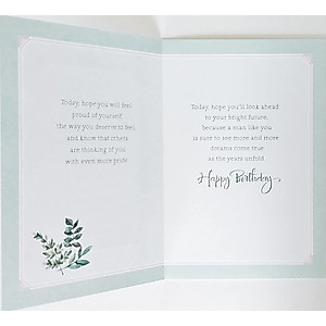 Son Your Birthday Is A Celebration of The Blessing of Your Life and All The Good That You Do - Religious Christian Happy Birthday Greeting Card - Today Hope You Will Feel Proud of Yourself More Dreams Come True As The Years Unfold