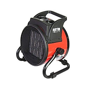HeTR Portable Space Heater 1500 Watt Forced Air Heater with Ceramic Heater Element and Overheat Protection for Office Home Garage Workshop, ETL Listed