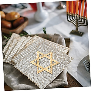 NOLITOY Party Table Decor 150 Pcs Hanukkah Decoration Accessories Christmas Non-woven Fabric Star Sequins