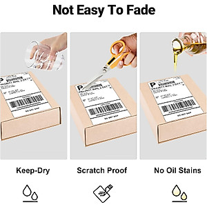 ASprink 4"x6" Thermal Shipping Labels - Thermal Address Labels for Shipping Label Printer - Label Paper Compatible with MUNBYN, Rollo, Zebra and Other Label Printer, 2 Pack(500 Roll/Pack)