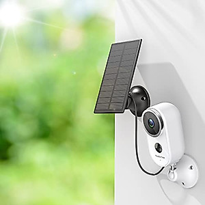 Solar Panel Camera USB Charger: 5v Outdoor Panels Charging Security Wireless Cameras via Micro USB Port - Power Supply for Weatherproof Outside Rechargeable adorcam Surveillance Camera