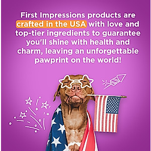 First Impressions Tranquilitreats - Calming Chews for Dogs, Anxiety Relief for Dogs - Packed with Chamomile, Ginger, Melatonin - Soft, Tasty, Chill-Out Calming Dog Treats - 60 ct