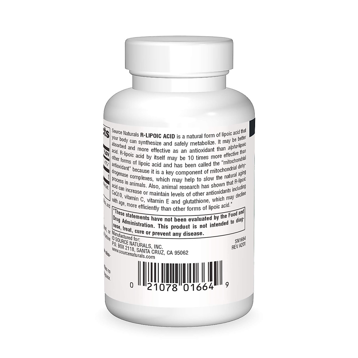 Source Naturals R-Lipoic Acid, 100mg - 60 Tablets