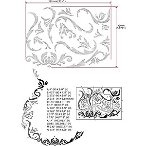 Jockomo Cowboy Fancy Vine WT Guitar Bass Inlay Sticker