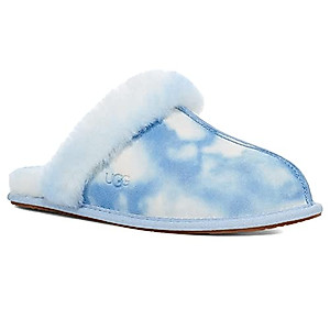 UGG Women's Scuffette II Watercolors Slipper, Cloudy Sky, 10