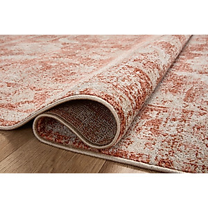 Loloi II Odette Collection ODT-03 Rust/Ivory 7'-10" x 10' Area Rug