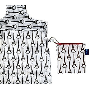 Eiffel Tower Black Bag-IN Pouch