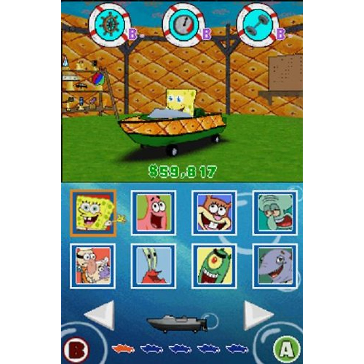 Spongebob Boating Bash - Nintendo DS