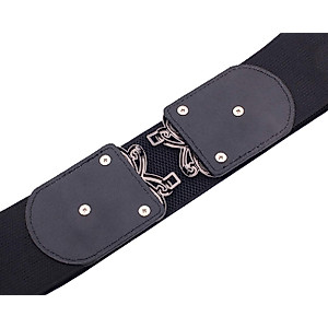 Syuer Womens Vintage Wide Elastic Stretch Waist Belt Retro Cinch Belt