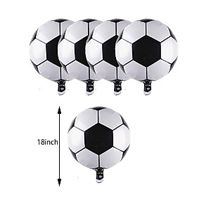 10PCS Championship Trophy Balloon and Soccer Foil Balloons Soccer Party Balloons Set for Birthday Baby Shower Wedding Anniversary Soccer Themed Party Decoration