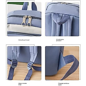 TOAOSET Kawaii Backpack Set Kawaii Pendant Pin and Accessories, 3pcs Set Teens Youth Girl Cartoon Aesthetic Cute Backpack (Cartoon backpack,one size)