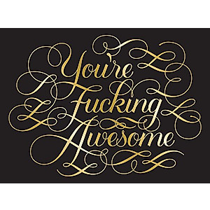 You're Fucking Awesome Notecards: 12 Notecards & Envelopes