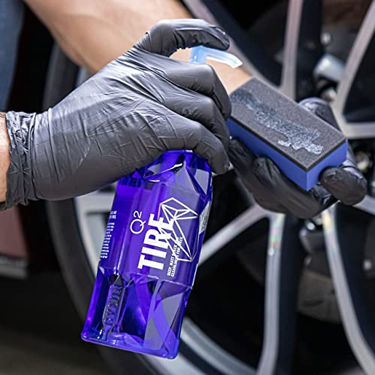 GYEON Quartz Q² Tire - Ultimate Sio2 Ceramic Coating For Tires - Extreme Durability - Car Detailing - UV Protection - Ultra Long Lasting - Luxury Tire Coating - Use With Tire Cleaner and Wheel Cleaner
