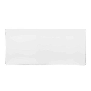 Lillian Tablesettings Rectangular Plastic Serving Tray, 13" X 6.25", Pearl/White