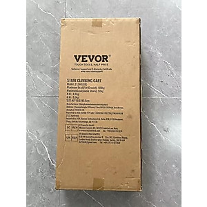 VEVOR Stair Climbing Cart, 220 lbs Capacity Hand Truck with Adjustable Handle, Folding Dolly Cart for Stairs, Stair Climbing Dolly Hand Carts with 10 Wheels for Shopping, Moving, Office Use