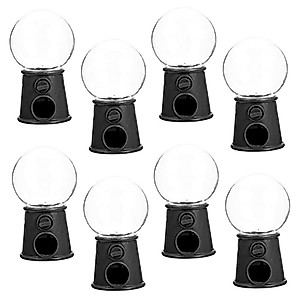 NOLITOY 40 pcs Dispensers Kindergarten Black Twirling Rotatable and Gumballs Desktop Catcher Machines Kids Novelties Supplies Ball Bubble Bank Parties Machine Christmas Vending