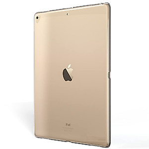 Puxicu Clear Case for iPad Pro 12.9 inch 2017/2015, Slim Design Flexible Soft TPU Protective Cover for iPad Pro 12.9"(1st and 2nd Generation, 2015 and 2017 Model) Tablet, Transparent