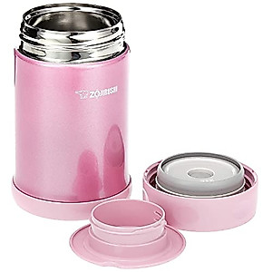 Zojirushi Stainless Steel Food Jar, 16.9-Ounce, Pink