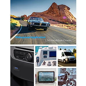 URWOOW USB3.0 Square Flush Mount - 1M 3ft USB 3.0 Extension Mount, Dash Mount, Flush Mount, Panel Mount Cable, for Car, Boat, Motorcycle (3 feet)