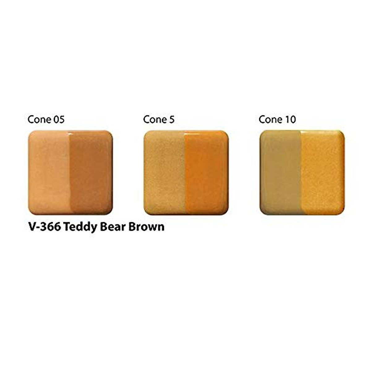 AMACO Velvet Underglaze, Pint, Teddy Bear Brown V-366, Each