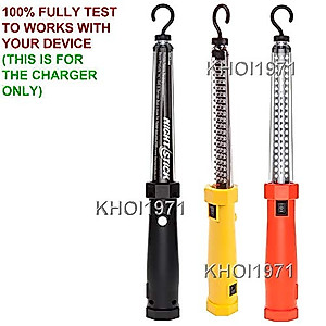 KHOI1971 Wall Charger AC Adapter Power Compatible with Xtreme Lumens Multi-Purpose LED Work Light NSR-2168R NSR-2168B SLR-2166 SLR-2166B SLR-2166R