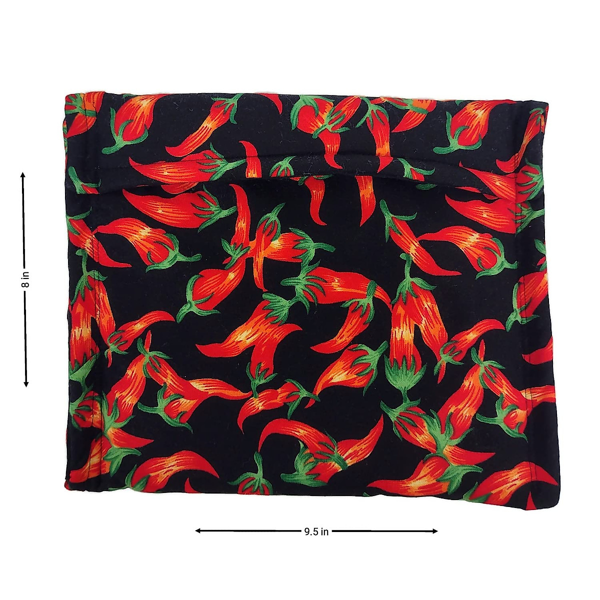 Potato Bag, Microwave Potato Bag, Potato Cooker bag, Potato Pouch, Baked Potato Bag, Cotton Bag in a Red Chili Pepper Fabric Print