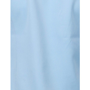 ZEROYAA Mens Hipster Embroidery Slim Fit Long Sleeve Casual Mandarin Collar Dress Shirts Z53 Light Blue Large