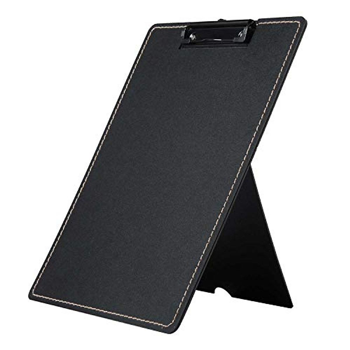 Easel Clipboard Desktop Document Holder for Typing Standing Clipboard for Desk, Holds Letter Size and A4 Size Documents, Folds Flat for Storage,9 x 13 inches (Black)