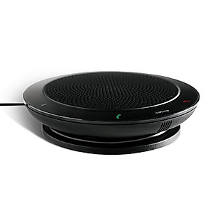 Jabra Speak 410 Corded Speakerphone for Softphones – Easy Setup, Portable USB Speaker for Holding Meetings Anywhere with Outstanding Sound Quality