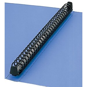 King Jim A4S 139W Clear File, Color Base, Replaceable Clear File, Black