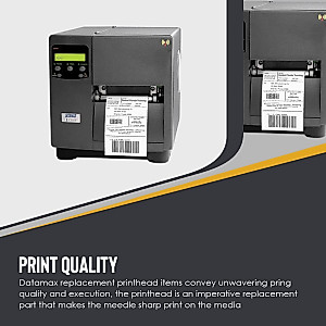 Compatible Datamax PHD20-2181-01 Print Head Compatible for I-Class Printers I-4206 I-4208 | 203 DPI Resolution